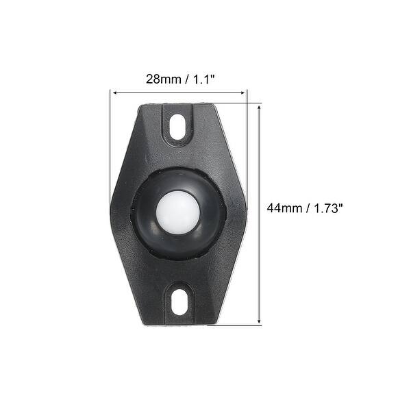 Adhesive Mini Caster Wheels, (Black - 12Pcs) Swivel Universal Caster ...