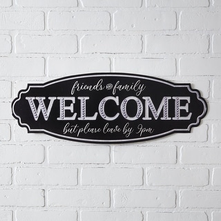 Comical Welcome Wall Sign - 24''W x 8½''H - Bed Bath & Beyond - 37837584