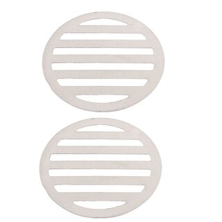 Kitchen Bathroom Round Floor Drain Drainer Cover 3.4" 8.6cm Dia 2Pcs ...