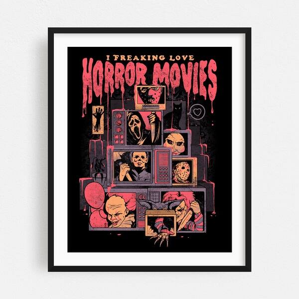 Horror Movies Drawing Skull Art Print/Poster - Bed Bath & Beyond - 34873467