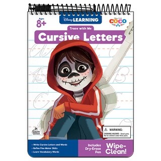 Trace with Me: Coco Cursive Letters Activity Pad, Grade 2-5, Paperback ...
