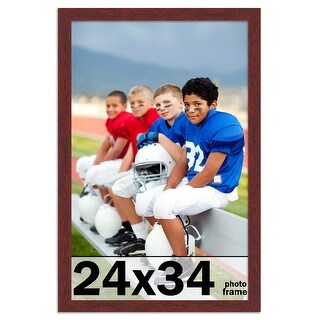 24x34 Frame Brown Picture Frame - Complete Modern Photo Frame Includes ...