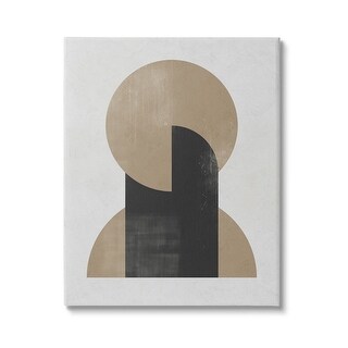 Stupell Modern Intersecting Shapes Canvas Wall Art Design by Ros Ruseva ...