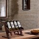 Living Room Solid Wood Table Wine Rack with Cup Holder - Bed Bath ...