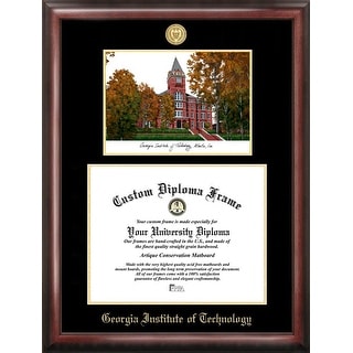 Georgia Institute of Technology 17w x 14h Gold Embossed Diploma Frame ...