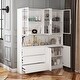 Modular Buffet and Display Cabinet - Modular Design in Pristine White ...