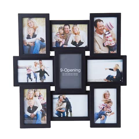 12 Opening Collage Picture Frame-4x6 Photos- by Lavish Home - Overstock ...