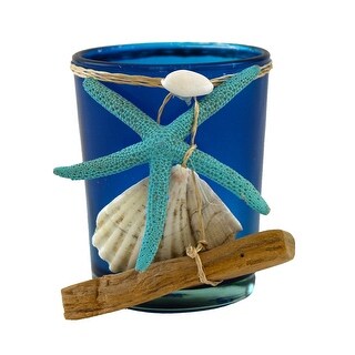Blue Trinket Cup with shells - Bed Bath & Beyond - 40392419