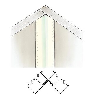 USG 8' 90D Is Corner Bead B2 Unit: EACH Contains 50 per case - Bed Bath ...