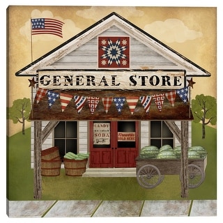 Americana General Store by Beth Albert Canvas Art Print - Bed Bath ...