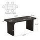 63'' Computer Desk for Home Office, Simple Rectangular Writing Table ...