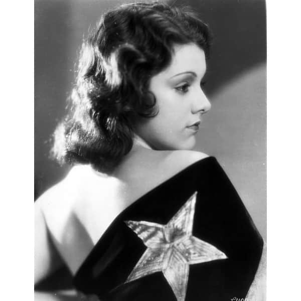 Lillian Roth posed on Back Side in Black and White Portrait Photo Print ...