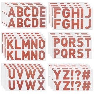 Letter Stickers 1", Self Adhesive Alphabet Number Sticker - Bed Bath ...