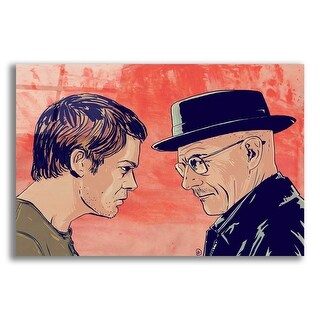 Epic Art 'Dexter Meets Walter' by Giuseppe Cristiano, Acrylic Glass ...