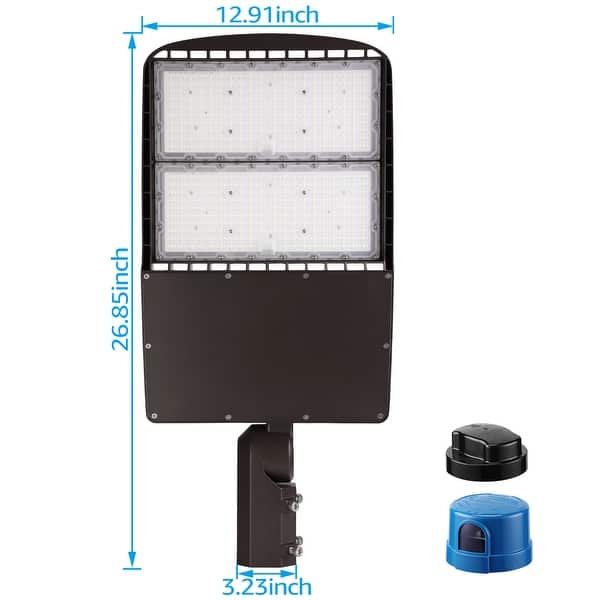 300W LED Slipfitter Shoebox Light, UL Listed, 5000K Daylight - 1 Pack ...