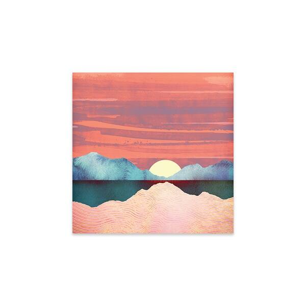 Pink Oasis Print On Acrylic Glass by SpaceFrog Designs - Bed Bath ...