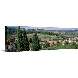 "Vineyard Chianti Tuscany Italy" Canvas Wall Art - Bed Bath & Beyond ...