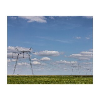 Overhead power line Photography Landscape Nature Art Print/Poster - Bed ...