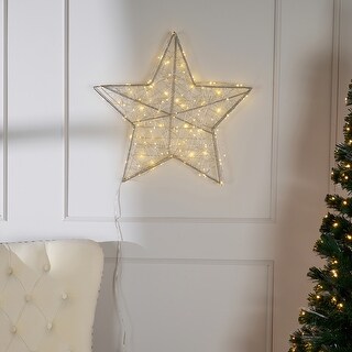 3D LED Medium Star With 160 Warm White LED Indoor/Outdoor - N/A - Bed ...