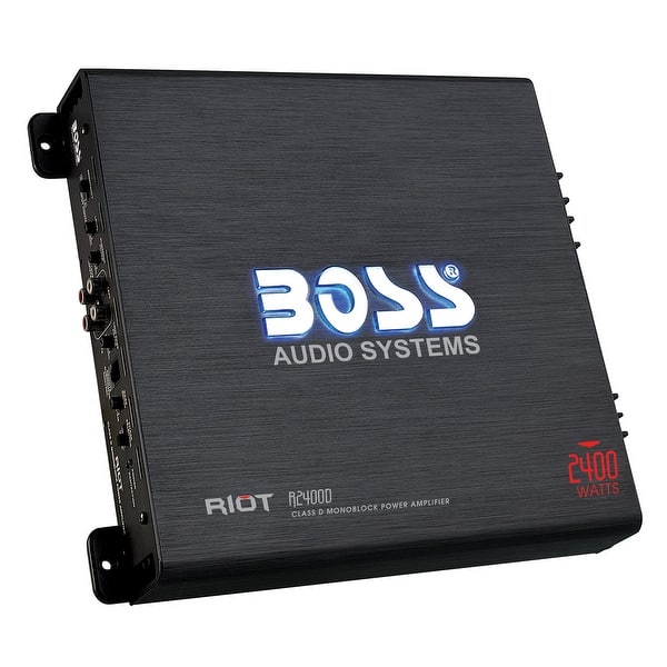 BOSS Audio R2400D - Riot 2400 Watt, 1, 2, 4 Ohm Stable Class D ...