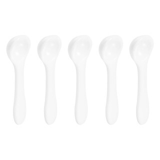 10Pcs 0.25g Teaspoon Micro Scoops Mini Measuring Spoons, White - Bed ...