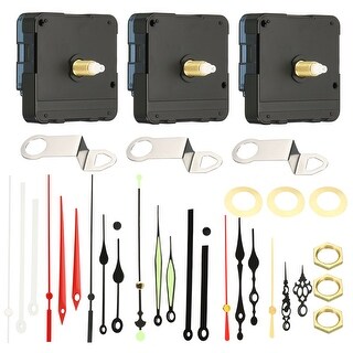 Clock Mechanism Replacement, 3Set Quartz Clock Mechanism DIY Wall Clock ...