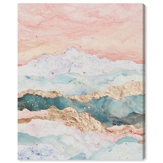 Rose Quartz Ridge Canvas by Art Remedy, Gallery Wrapped - Bed Bath ...