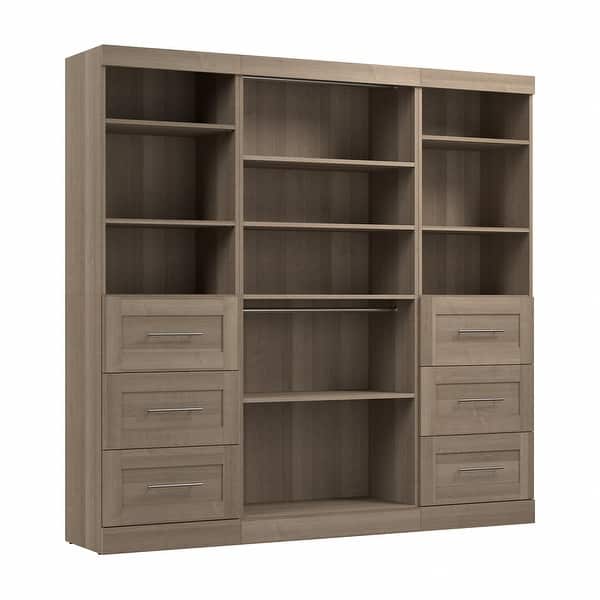 Pur 86W Closet Organization System with Drawers by Bestar - 86" - On ...