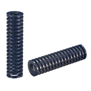Die Spring, 2pcs 25mm OD 100mm Long Spiral Stamping Light Load ...