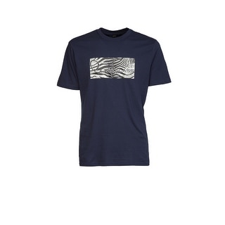 Cavalli Class Navy Tiger Print Signature T- for mens - Bed Bath ...