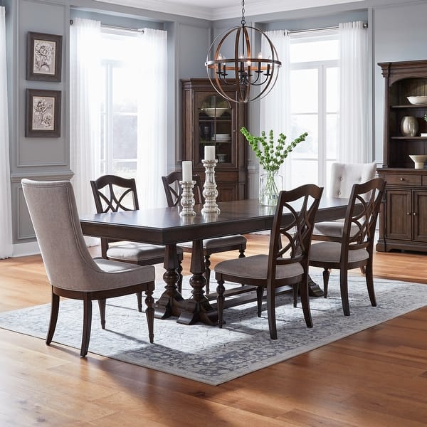Arden Road Dining Room Trestle Table Set with Chairs Various Options ...