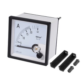 AC 0-40A Analog Panel Ammeter Gauge Ampere Current Meter SJ-72 1.5% Tolerance - Bed Bath ...