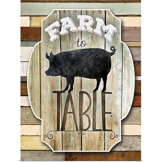 "Farm to Table" Poster Print - Multi - Bed Bath & Beyond - 25505812