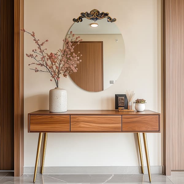 baroque table mirror