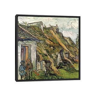 iCanvas "Thatched Cottages in Chaponval, Auvers-sur-Oise, 1890 " by ...