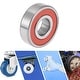 Deep Groove Ball Bearings P6 Lubricated Bearings Double Rubber Seal ...