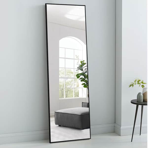 chic Modern Full-Length Vanity Mirror Floor Mirror With Standing - Bed ...