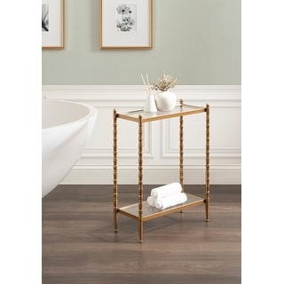 Kate and Laurel Prisha Rectangle Side Table - 18x8x25 - Bed Bath & Beyond - 43200721