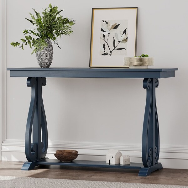 Open shelf console table store