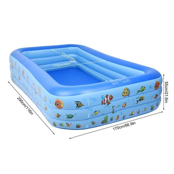 Children's Three-layer Square Pool, Ocean World Series Swimming Pool ...