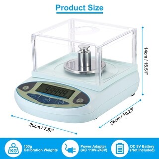 Lab Scale 100gx0.001g, High Precision Electronic Analytical Balance ...