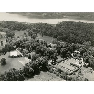 Aerial View Of The Springwood Estate Of The Franklin D Roosevelt Family ...