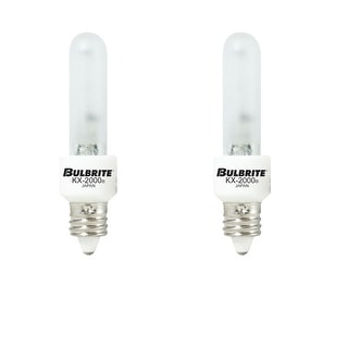 Bulbrite KX2000 Pack of (2) 60 Watt Dimmable Frost T3 Xenon Light Bulbs ...