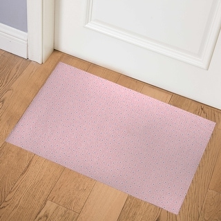 BOHO FLORAL BABY PINK Doormat By Kavka Designs - Bed Bath & Beyond ...