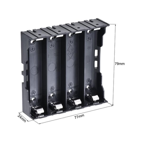 Battery Case Storage Box 4 Slotsx3.7V Battery Holder f 4x18650 Battery ...