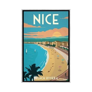iCanvas "Nice Poster" by IdeaStorm Studios Framed - Bed Bath & Beyond ...