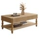 GDF Studio - Modern Wooden Lift-Top Coffee Table with Storage - Bed ...