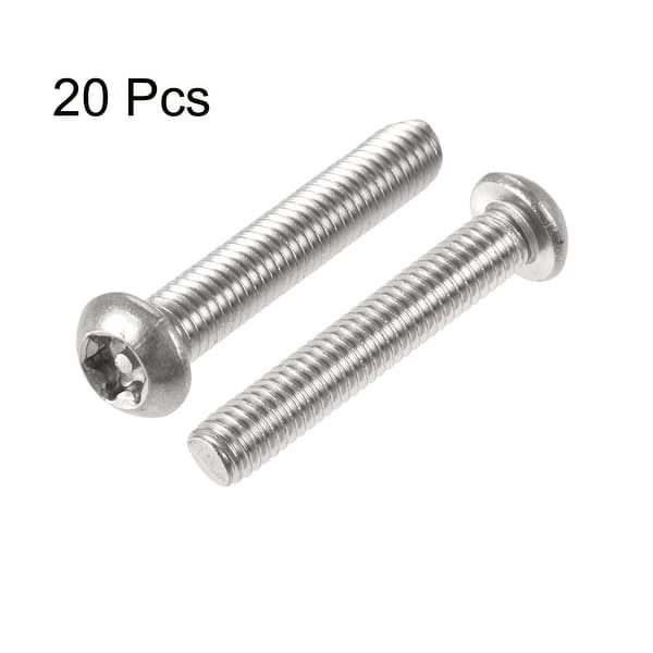 M6x35mm Torx Machine Screw 20pcs Pan Head Screws w T30 L-Type Wrench ...