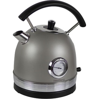 West Bend Electric Kettle Retro-Styled Stainless Steel 1500 Watts with ...