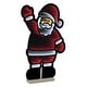 Waving Santa Ekko Light Display 22.5"H - 13.75” x 0.5” x 22.5" - Bed ...